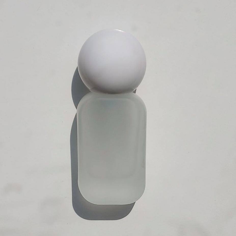 Frosted Glass Pump Bottle with Sphere Cap 1oz - Private Label – Ataliene